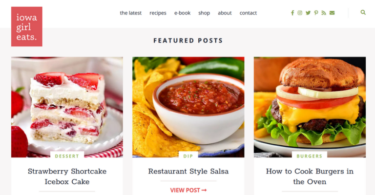23+ Amazing Food Blog Examples of Great Design in 2025