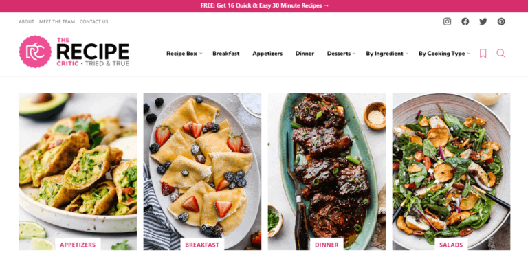 23+ Amazing Food Blog Examples of Great Design in 2025